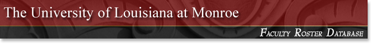 ULM Faculty Roster Login
